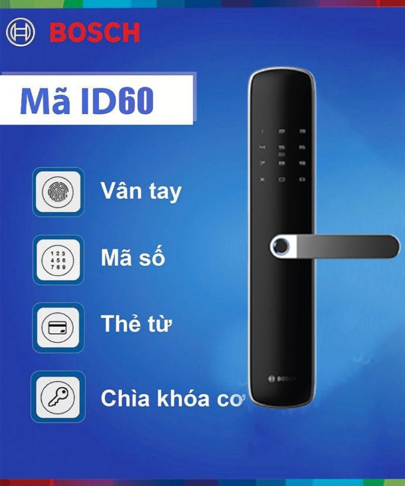 Bosch Smart Lock ID60 | Khóa Cửa Điện Tử Bosch 1